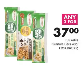 Futurelife Granola Bars/ Oats Bar offer at Save