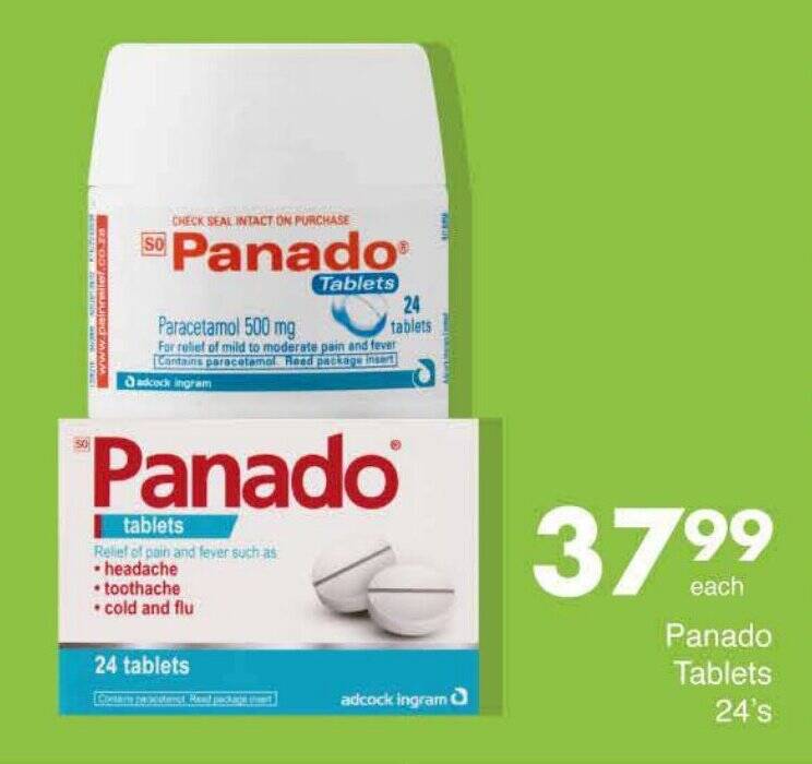 Panado Tablets 24's offer at Save