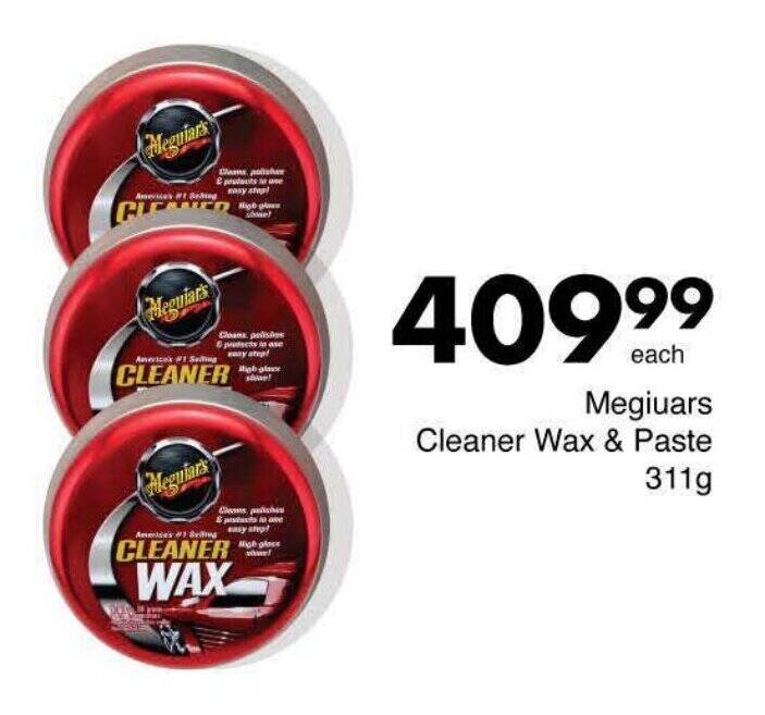 Megiuars Cleaner Wax & Paste 311 g offer at Save