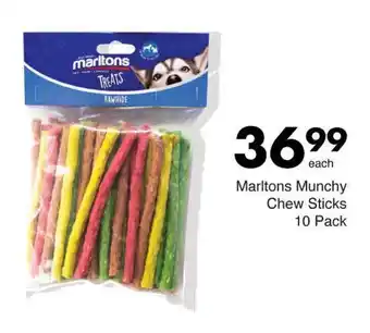 Marltons Munchy Chew Sticks offer at Save