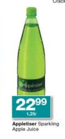 Appletiser Sparkling Apple Juice 1.25L offer at Checkers