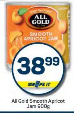 All Gold Smooth Apricot Jam 900g offer at Pick n Pay