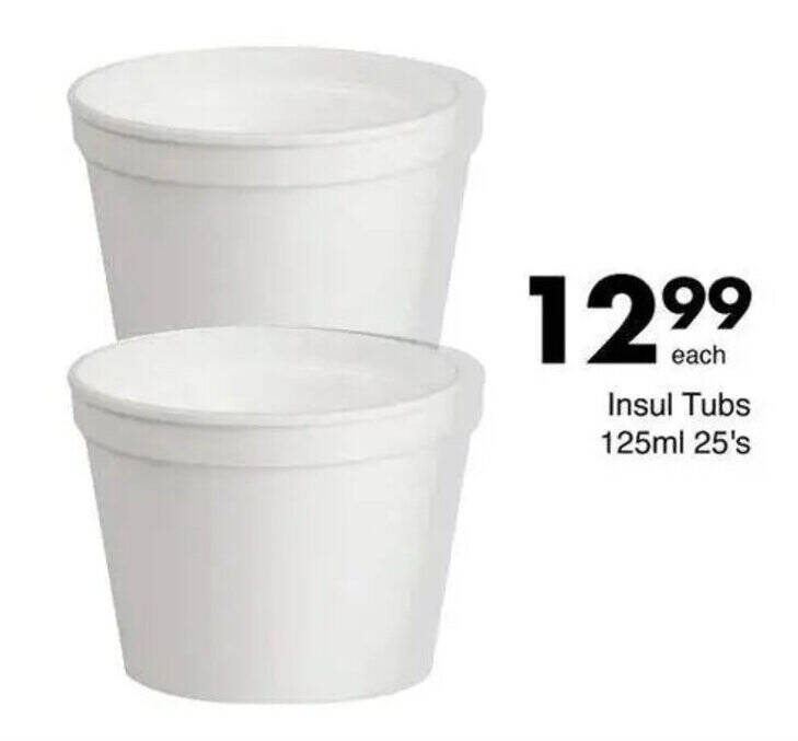 Insul Tubs offer at Save Hyper