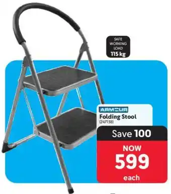 Armour Folding Stool offer at Makro