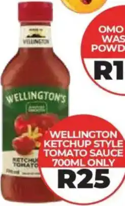 Wellington ketchup style tomato sauce 700 ml offer at 1UP