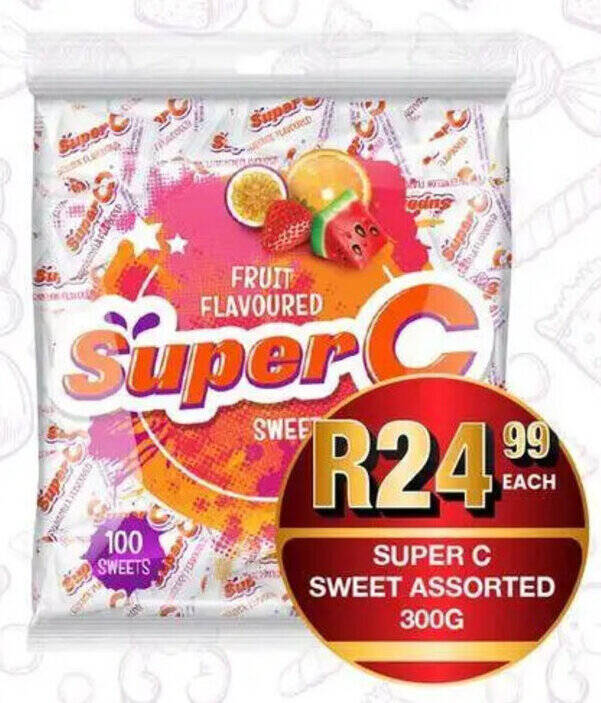 Super c sweet assorted 300 g offer at Take 'n Pay