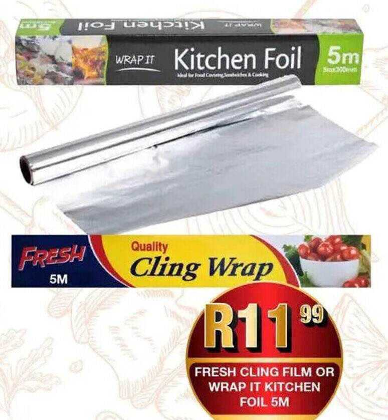 Fresh cling film or wrap it kitchen foil offer at Take 'n Pay