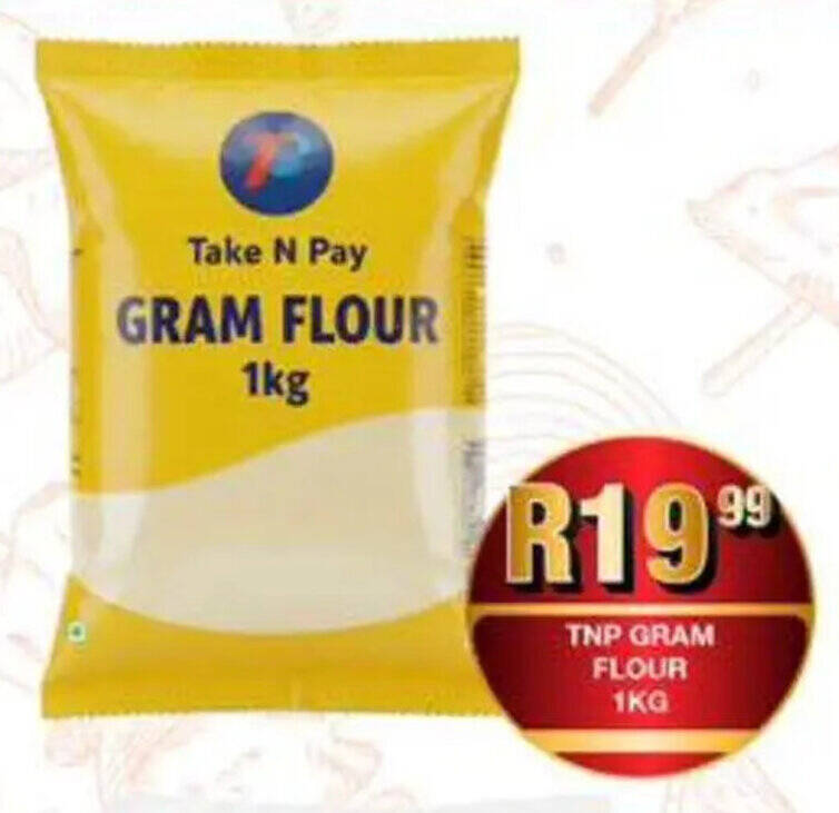 Tnp gram flour 1 kg offer at Take 'n Pay