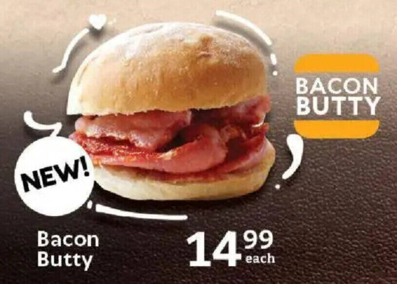 Bacon Butty offer at Oxford Freshmarket