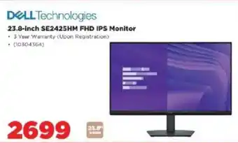 Dell 23.8-inch SE2425HM FHD IPS Monitor offer at HiFi Corp