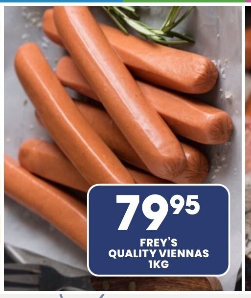 Frey's Quality Viennas 1kg offer at Econo Foods
