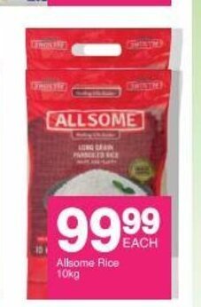 Allsome Rice 10kg offer at Save
