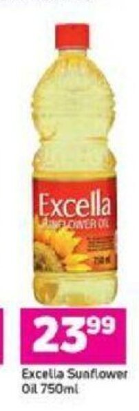 Excella Sunflower Oil 750ml offer at Game