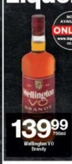 Wellington VO Brandy 750ml offer at Checkers