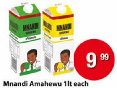 Mnandi Amahewu 1lt each offer at Check Save