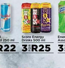 Score energy drink 3 offer at Food Lover's Market