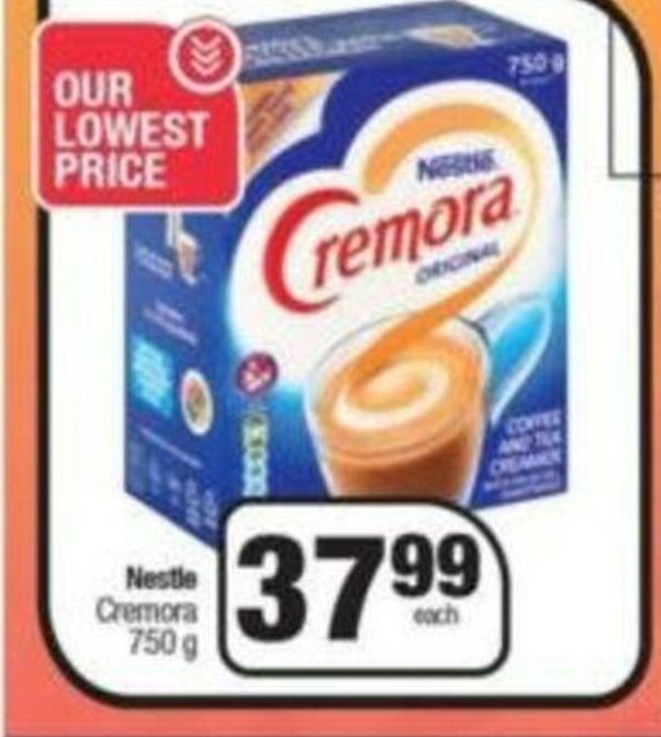 Nestle Cremora 750g offer at Spar