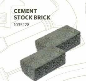 Cement stock bricks offer at BUCO
