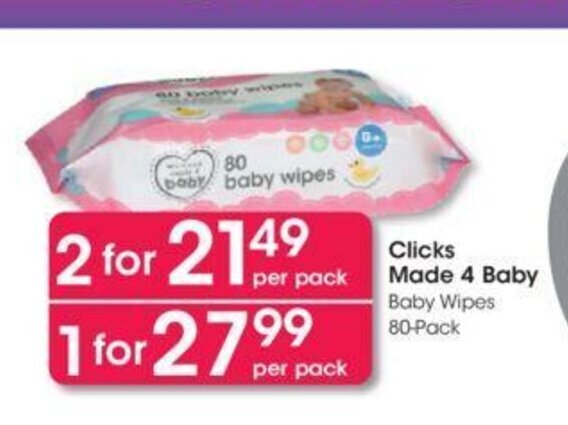 Baby specials Clicks – May 2025