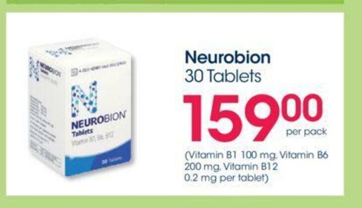 Neurobion 30 Tablets offer at Clicks