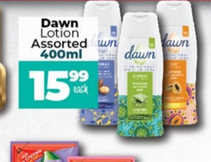 Dawn Lotion Assorted 400ml offer at Take 'n Pay
