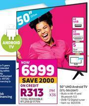 Sinotec 50" (127cm) UHD Android TV STL-50U20AT offer at Game