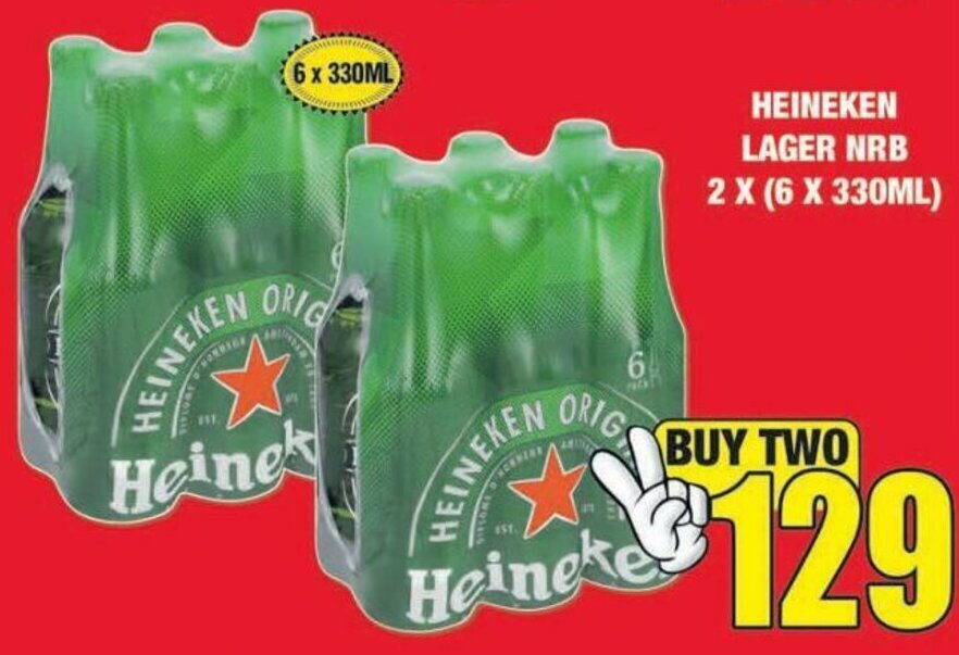 Boxer Lager Logo Heineken Lager NRB 3 X 330ml Offer At Boxer Liquors