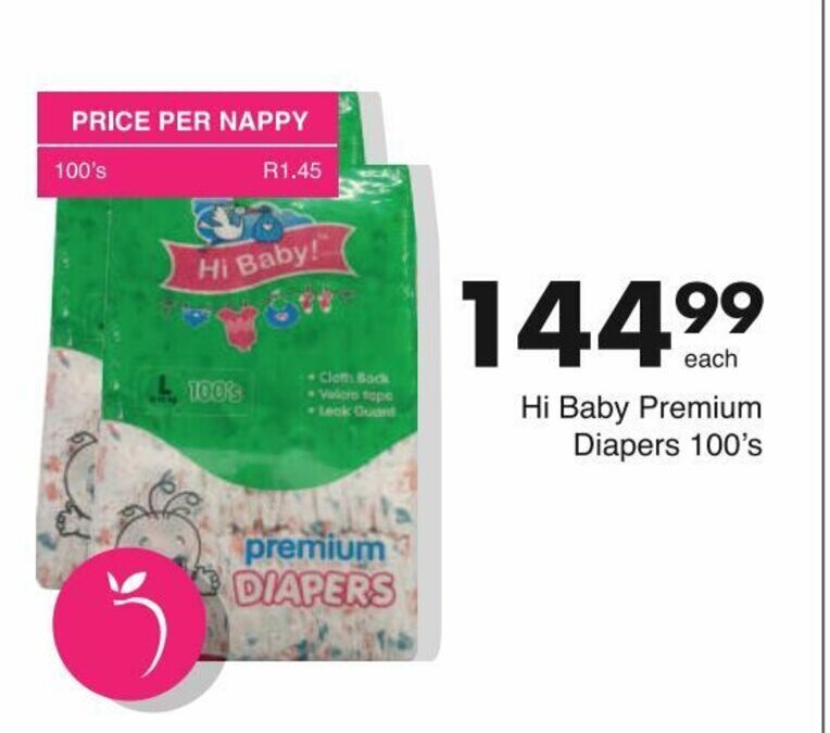 Hi Baby Premium Diapers 100's offer at Save