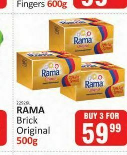 Rama brick original offer at KitKat Cash and Carry