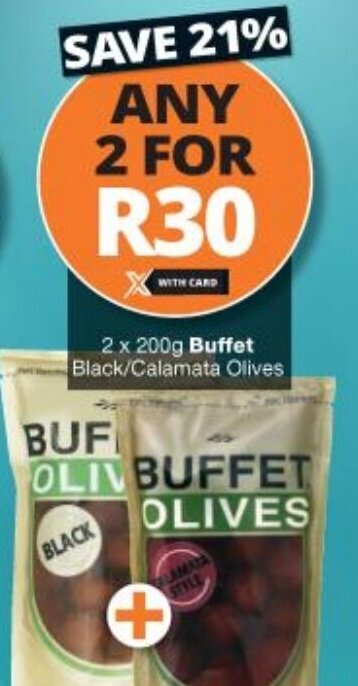 BUFFET OLIVES specials Checkers – May 2025