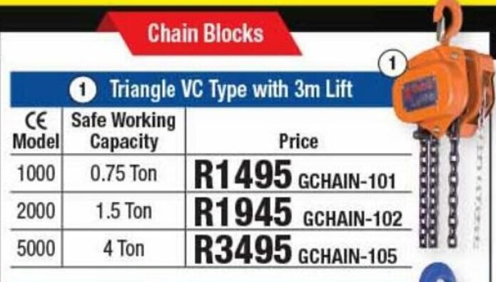 Chain specials at Adendorff Machinery Mart – Aug 2025