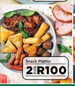 Snack platter 2 offer at Food Lover's Market