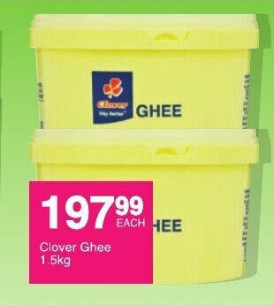 Clover Ghee 1.5kg offer at Save