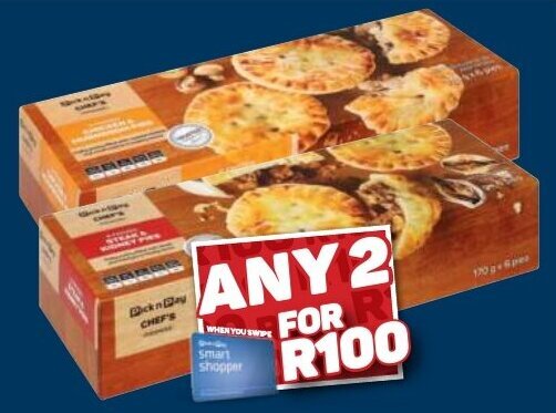 PnP Frozen Pies Assorted 2 x 6's offer at Pick n Pay