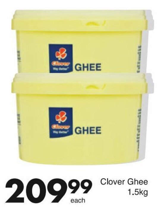 Clover Ghee 1.5kg offer at Save