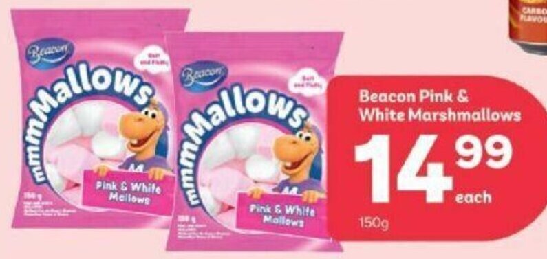 Beacon Pink And White Marshmallows 150g Offer At Pep