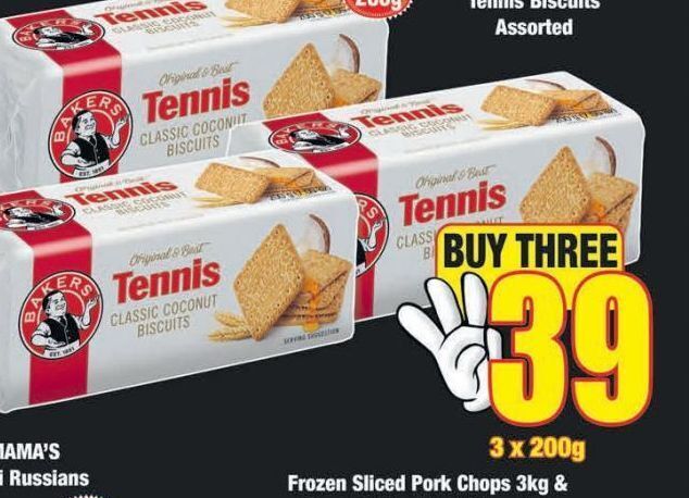 Bakers biscuits 3 offer at Boxer