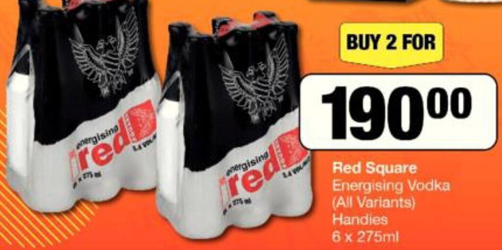 Red Square 6x275ml offer at Spar Tops