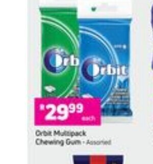 Orbit Multipack Chewing Gum offer at Game