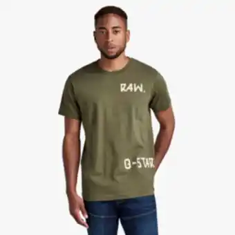 G star shadow olive multiples 7411 t shirt offer at Markham
