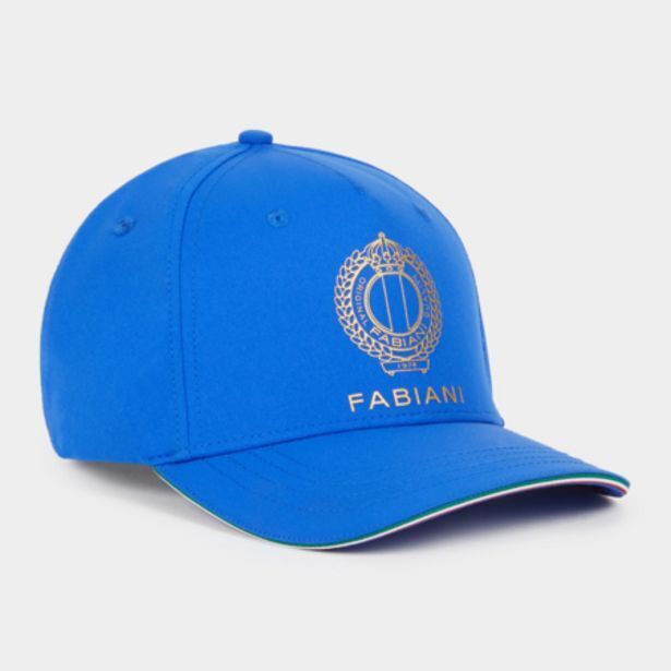 Embroidered cap offer at Fabiani