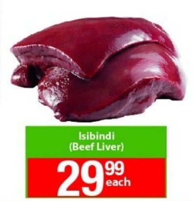 Isibindi (Beef Liver) offer at Check Save