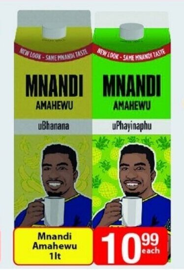 Mnandi Amahewu 1lt offer at Check Save