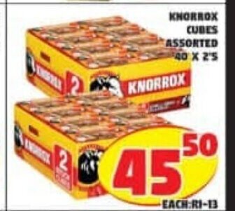 Knorrox specials at Yarona Cash And Carry – Aug 2025
