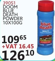 Doom Blue Death Powder 39051 offer at Africa Cash and Carry