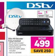 DSTV HD Decoder Fully Installed offer at Game