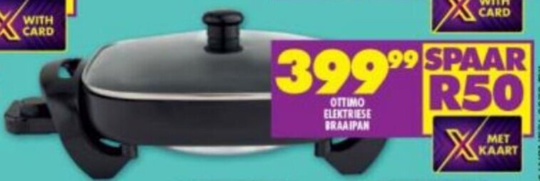 Ottimo Electric Braai Pan offer at Shoprite