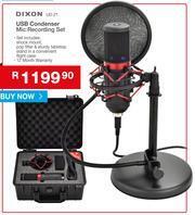 Dixon USB Condenser Mic Recording Set UD-21 offer at Cash Crusaders