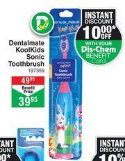 Dentalmate Kool Kids Sonic Toothbrush offer at Dis-Chem