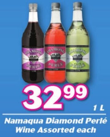 Namaqua Diamond Perle Wine Assorted each offer at Cambridge Liquor